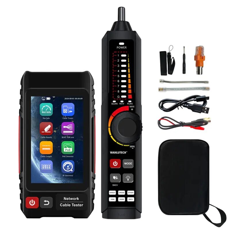 Тестер кабеля Hunter Expert-4CT/O, TDR, оптический, для разных типов кабелей