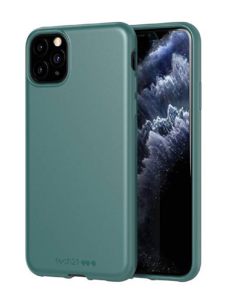 Защитный чехол на iPhone 11 PRO Tech21 Studio Color зеленый изумрудный