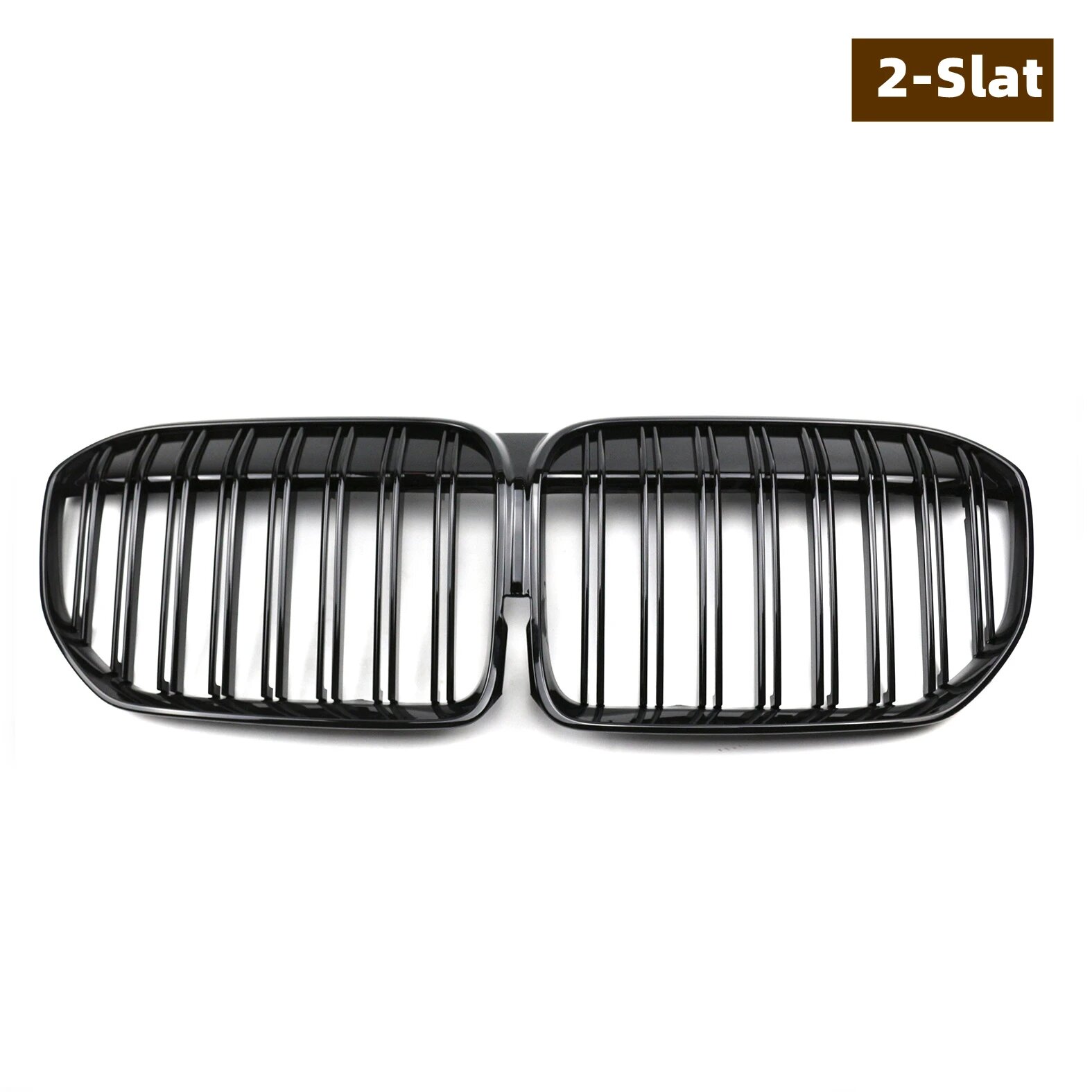 Решетка радиатора BMW 7 G11/G12 2020-2022, 2-Slat, черный