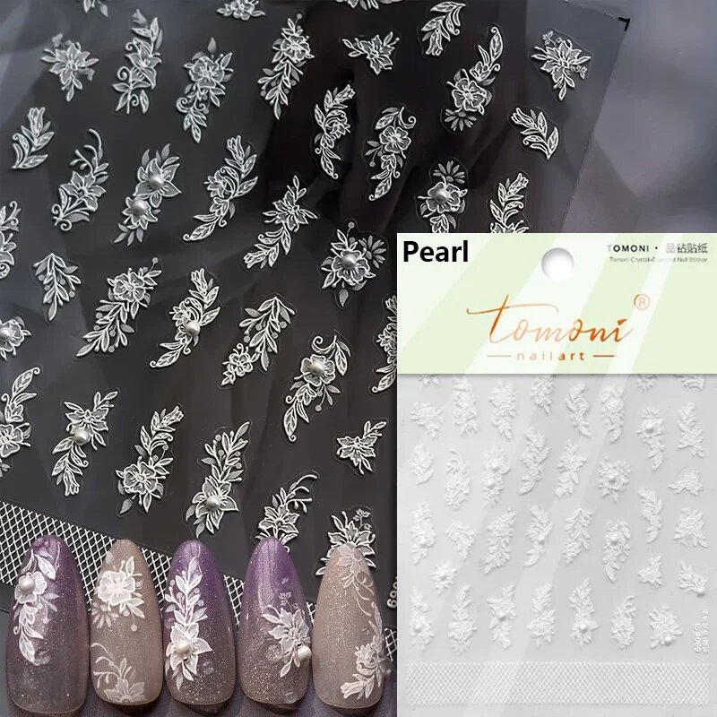 3D наклейки для ногтей Tomoni Pearl MP5875TO4069