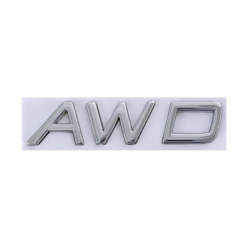 3D Металлическая эмблема AWD для автомобилей Volvo: S60, C30, 850, S40, V40, V70, XC60, V50, S70, C70, V90, T5, T6, наклейка AWD