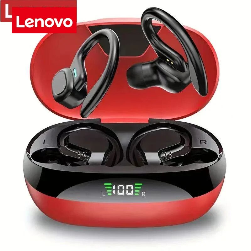 Беспроводные спортивные наушники Lenovo Ture Wireless Earbuds Красный, Red 1pcs