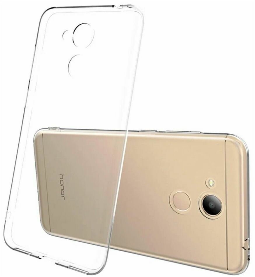 Силиконовый чехол Honor V9 Play прозрачный (0,78mm) X-Level Antislip Series