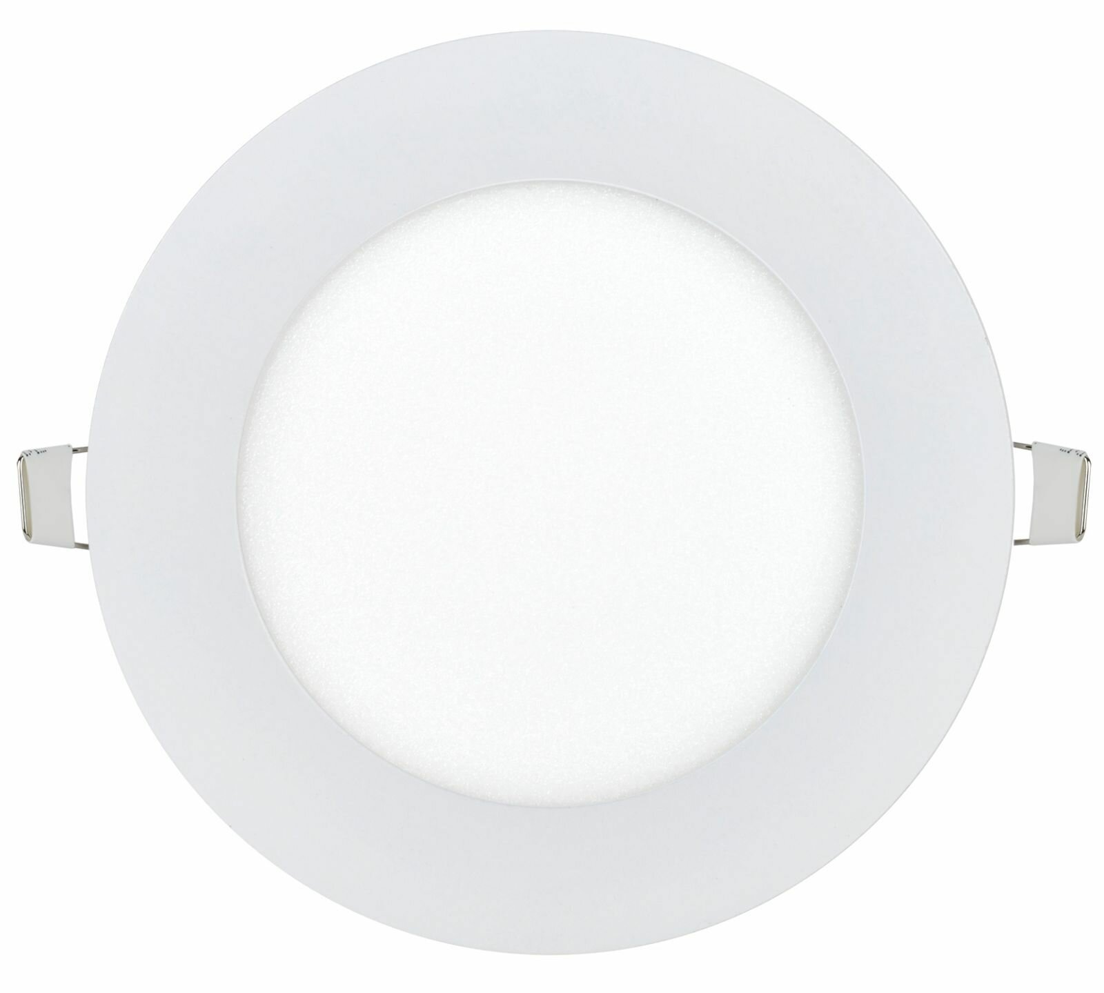 Светильник декоративный светодиодный led встраиваемый дво 1606 белый круг led 12Вт 6500 ip20