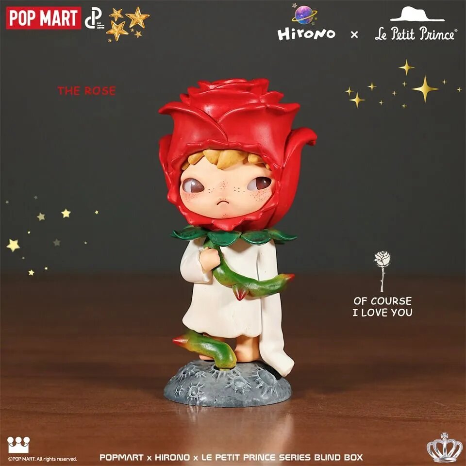 POP MART "The Rose" Hirono x Le Petit Prince Series Маленький принц Коллекционные фигурки