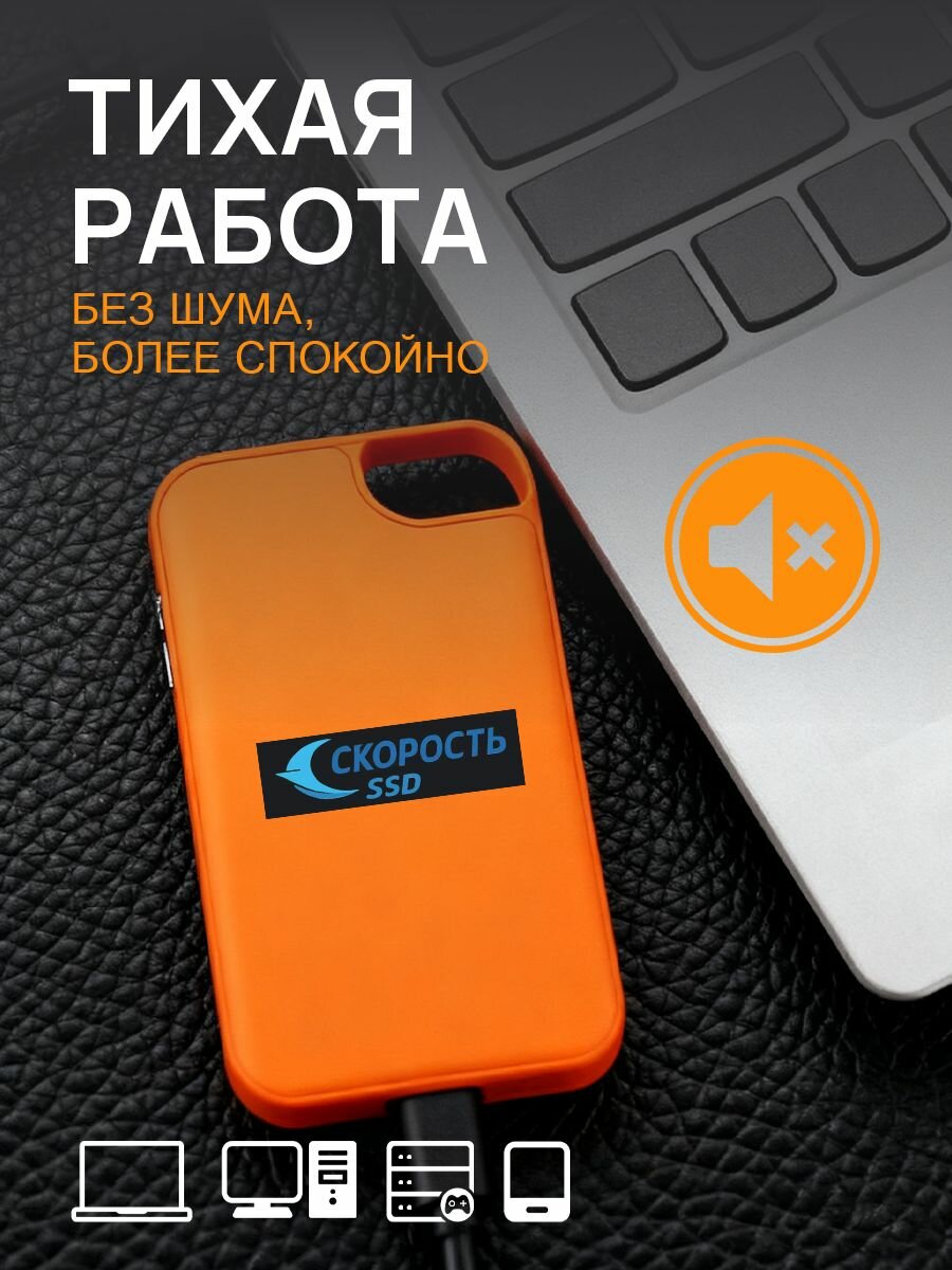 Скорость 1 ТБ Внешний жесткий диск Внешний жесткий диск, Композит, оранжевый, коралловый