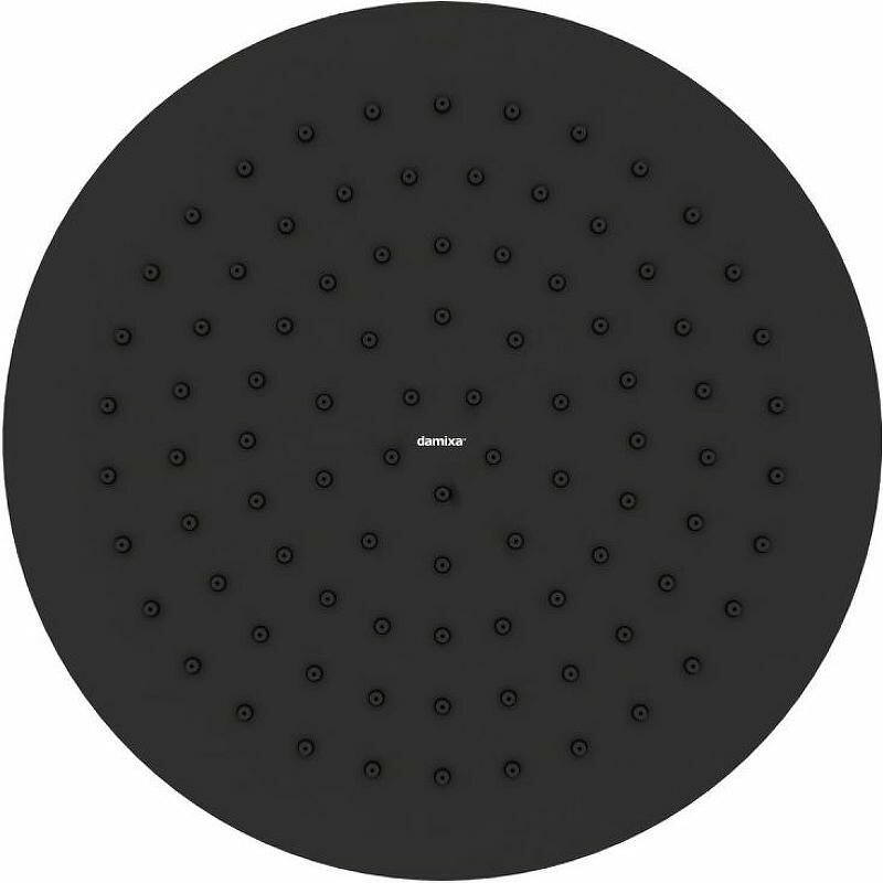 Верхний душ Damixa Scandinavian Pure 936050300 250х250 мм, черный матовый, на кронштейн