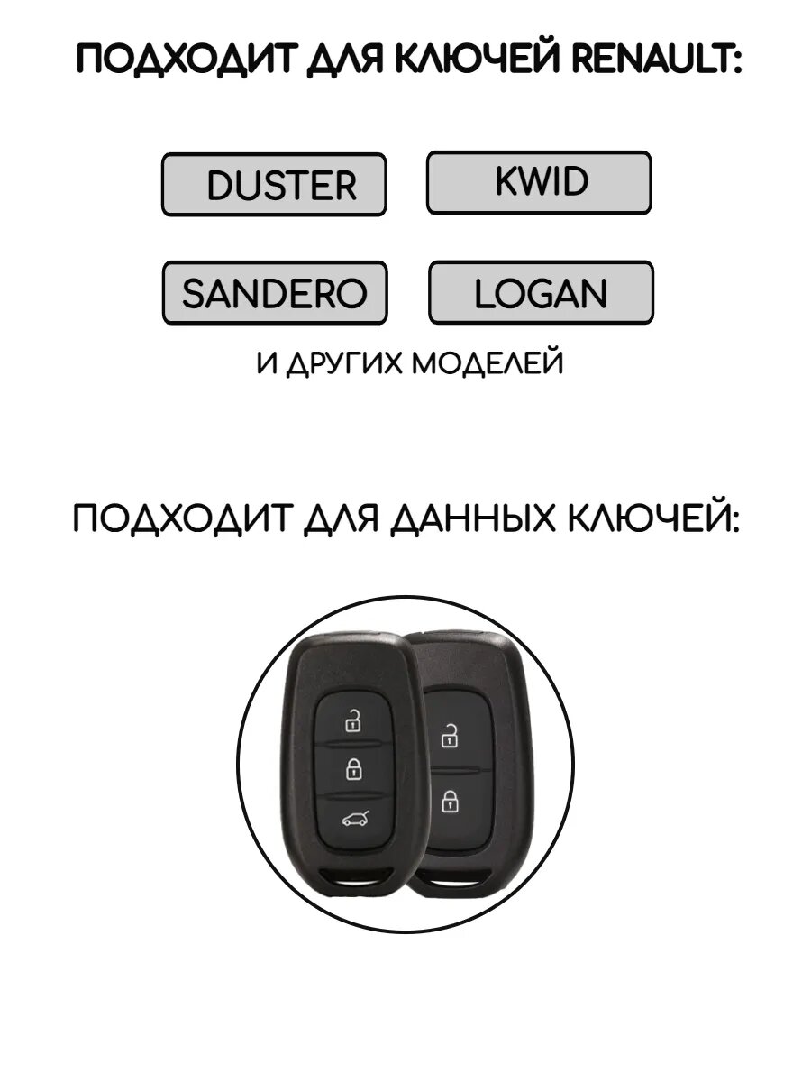 Лезвие VA2 для простого невыкидного ключа зажигания RENAULT / Рено — фото 1