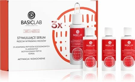 Косметический набор для волос BasicLab Dermocosmetics Trichologis, 3 30 мл, для женщин