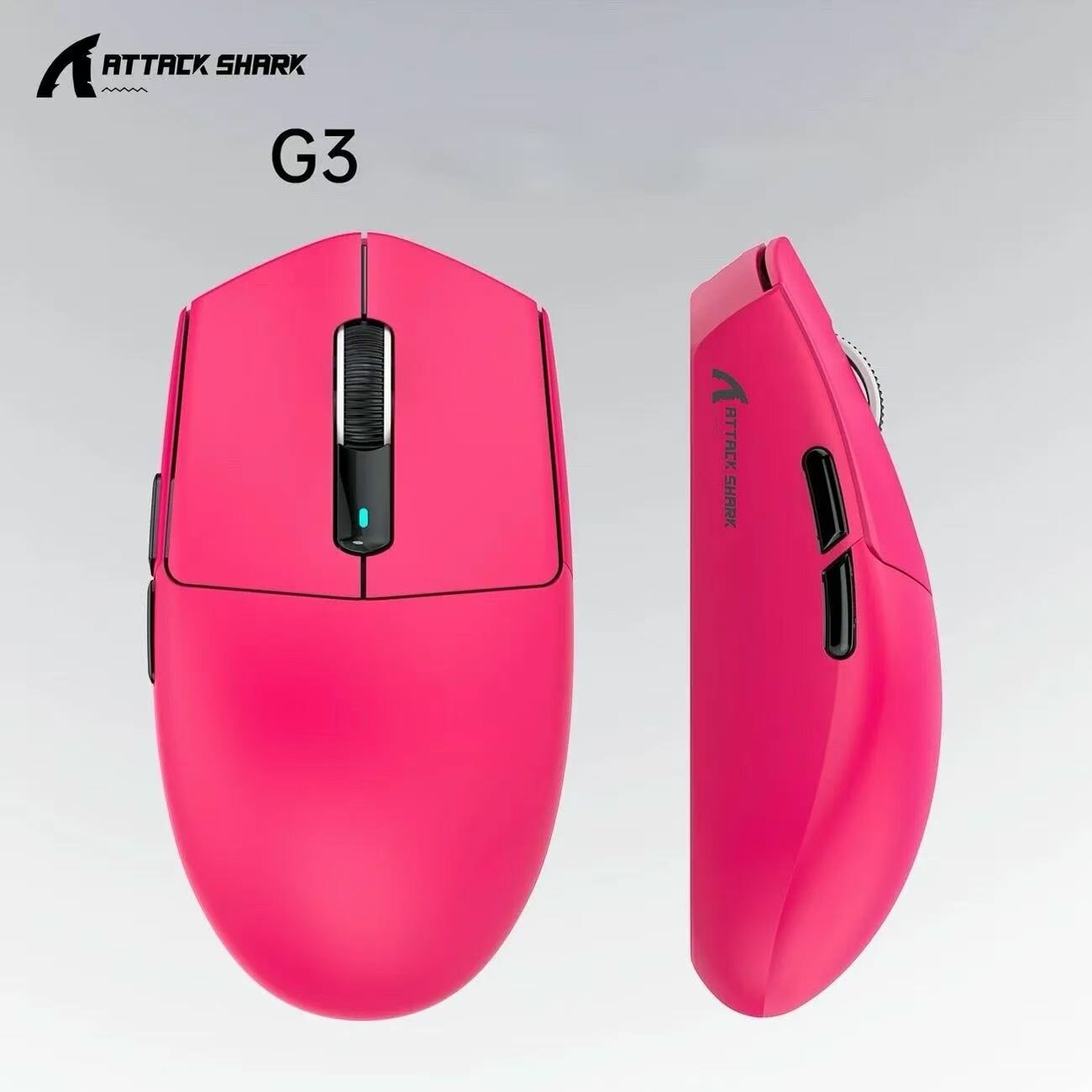 Игровая мышь G3 Attack Shark, беспроводная, оптическая, 25000DPI, PAW3311