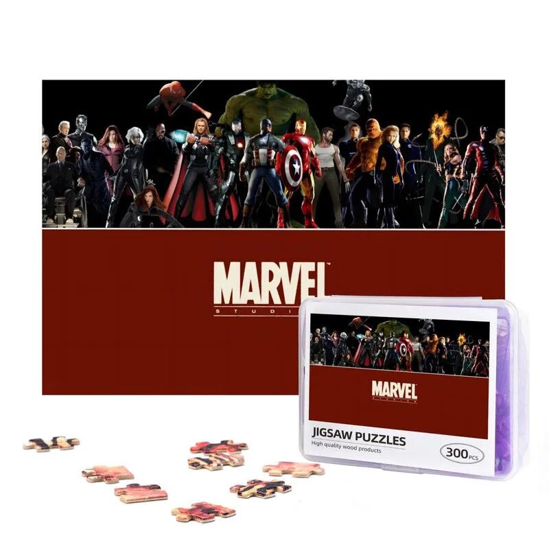 Avengers Деревянный пазл Марвел Деревянные пазлы Мстители Marvel