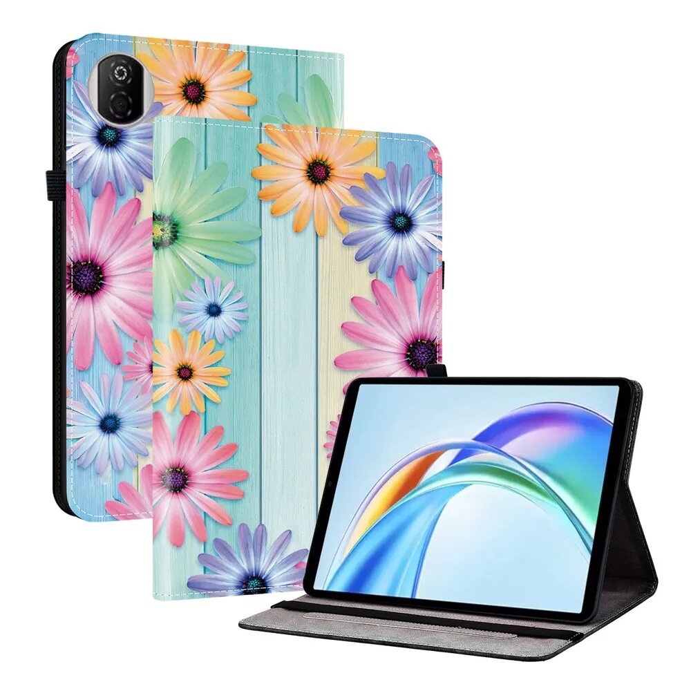 Чехол для Honor Pad X7 8.7", высококачественный из искусственной кожи, цветной чехол с рисунком