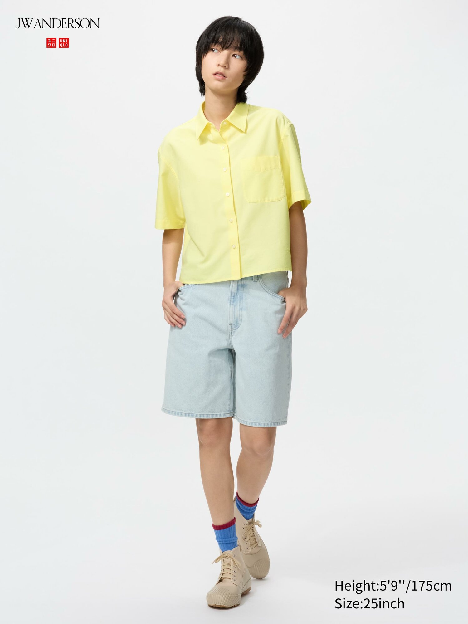 Брюки Uniqlo, размер 22 INCH, off white — фото 1