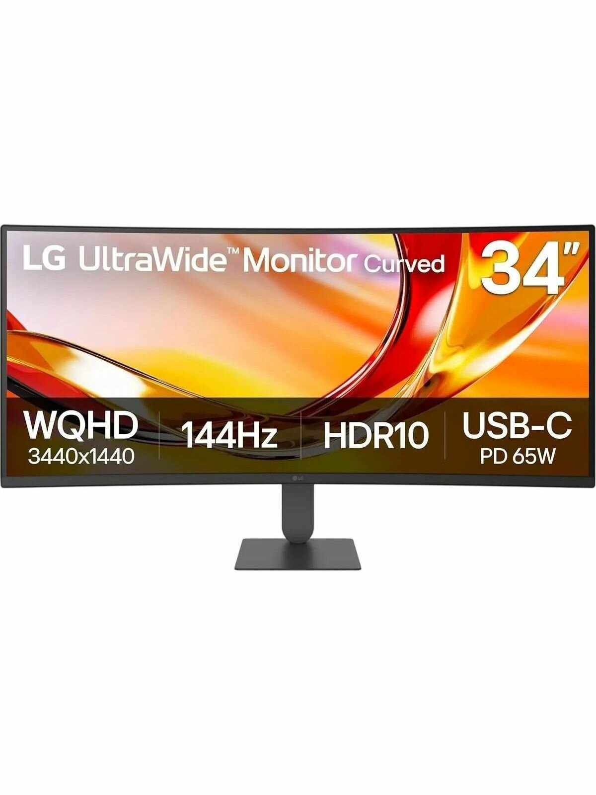 Монитор LG 34U640B-B 34' 3440x1440, VA, 144Гц, 300кд/м2, 5мс, черный