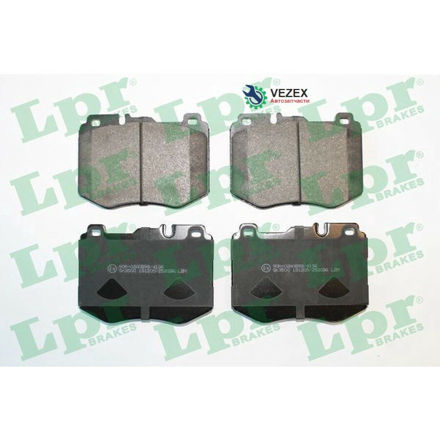 LPR 05P2036 Комплект тормозных колодок, дисковый тормоз LPR 05P2036