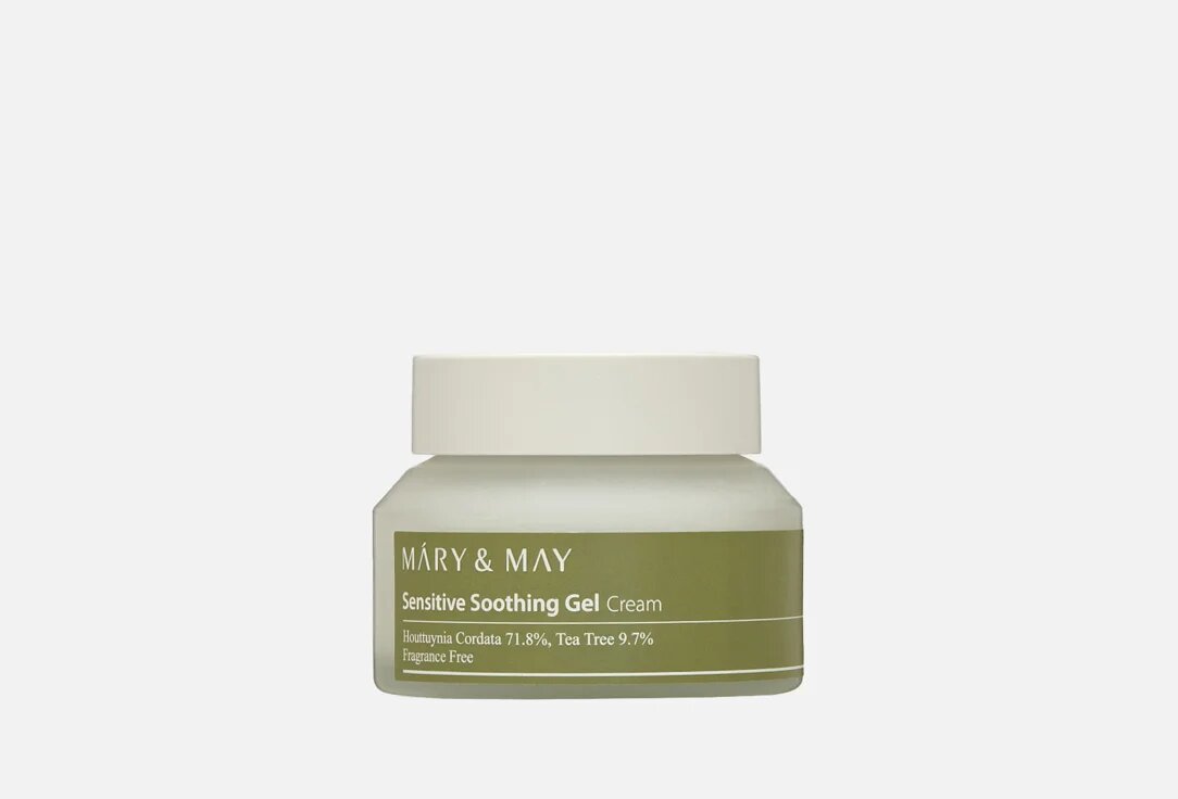 Mary&May Sensitive Soothing Gel Blemish Cream Успокаивающий увлажняющий крем-гель для лица 70мл