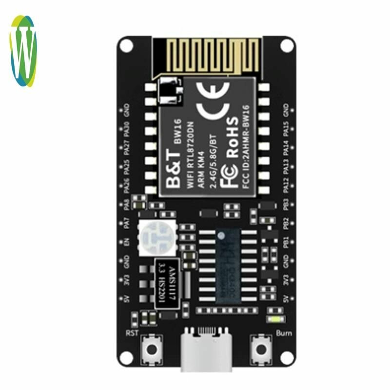 (Q V B E) BW16-Комплект Для Разработки Платы RTL8720DN Двухдиапазонный Bluetooth BLE-Модуль