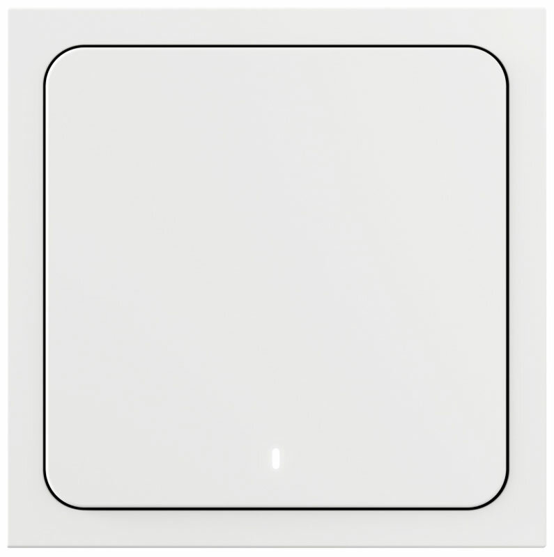 Умный беспроводной выключатель Яндекс YNDX-00534, 1 клавиша, Zigbee, работает c Алисой