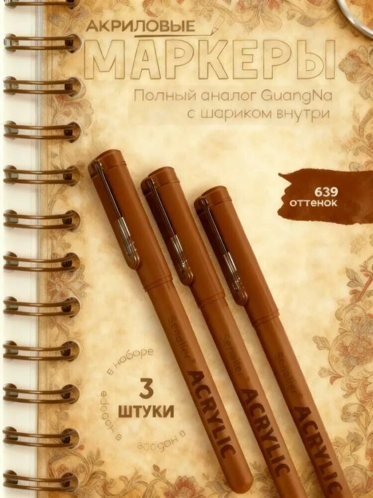 KNOW EASY-Маркер Акриловый, 3.00 шт. для граффити