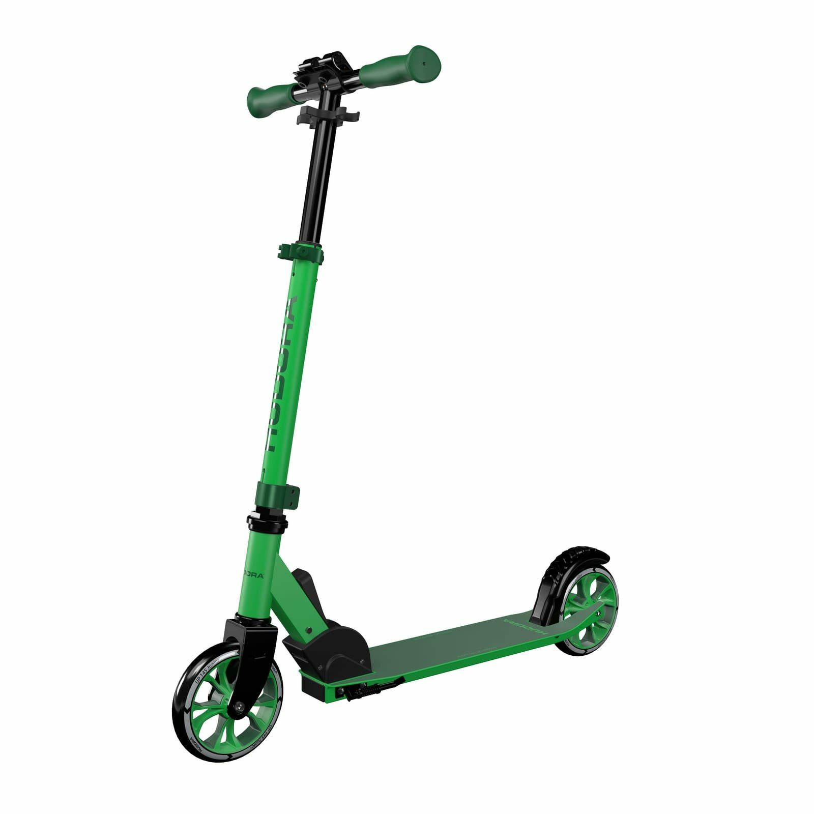 DECATHLON самокат Hudora Scooter Up 145 Junior, зеленый, колеса 145 мм, нагрузка 60 кг