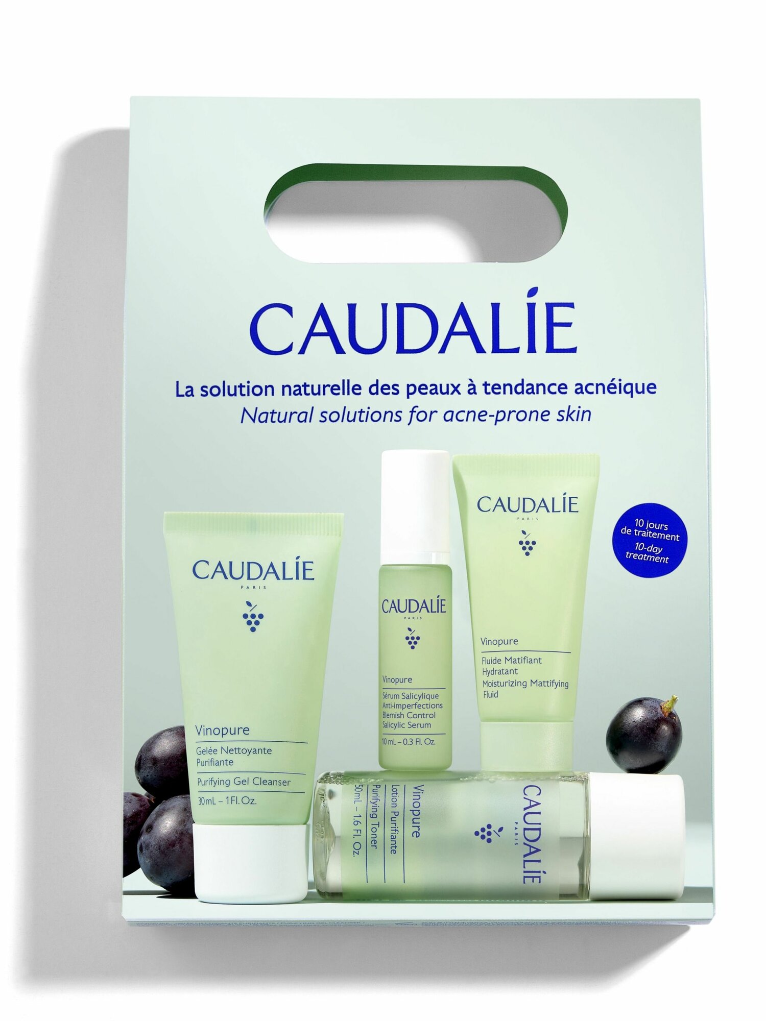 Caudalie Vinopure Набор средств для жирной и проблемной кожи лица