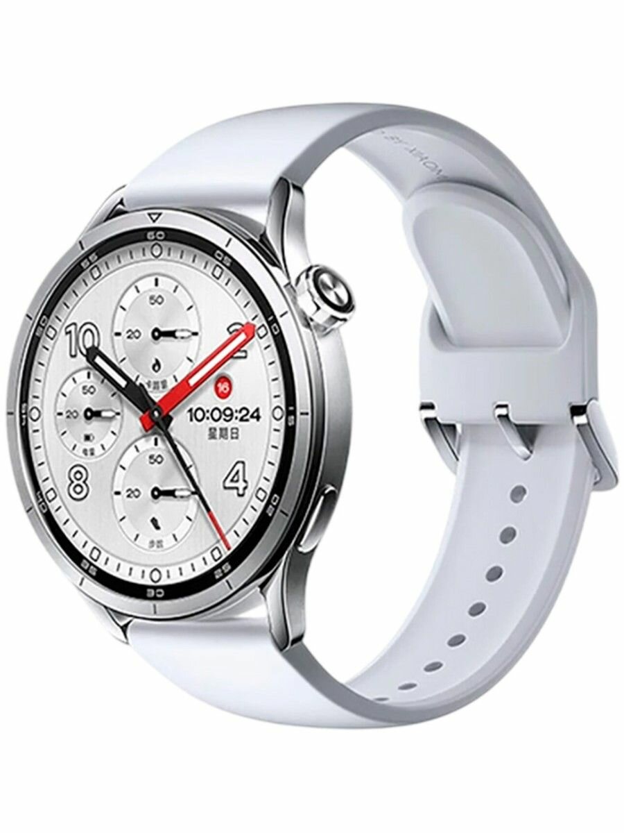 Часы Xiaomi Watch S5, 46mm, серебристые, AMOLED-экран, нержавеющая сталь 316L