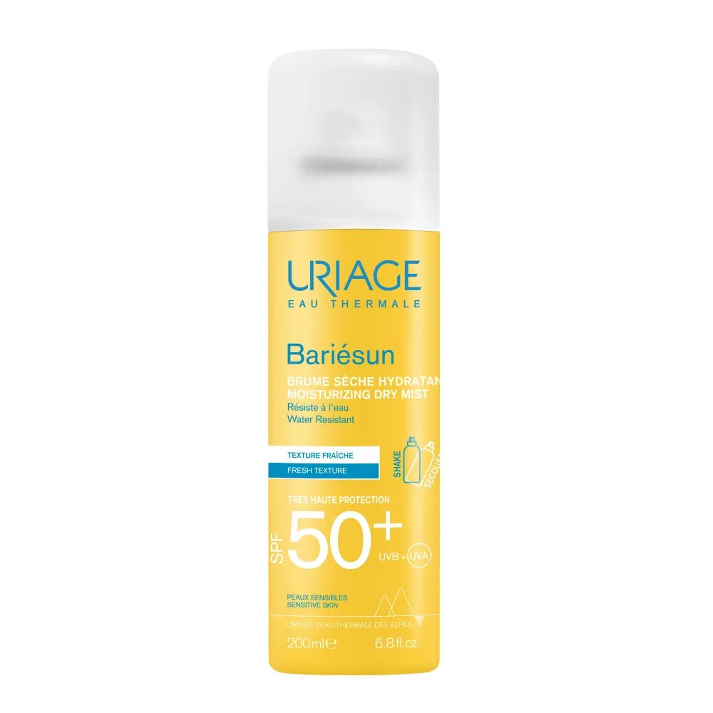 Солнцезащитный спрей для тела Uriage Bariesun Brume Seche SPF50+ 200 мл