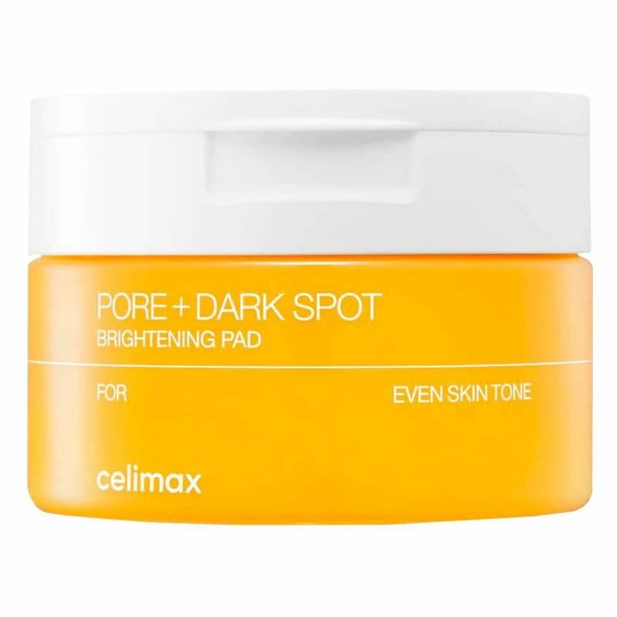 Celimax Тонер-пэды для лица очищающие осветляющие Pore+ Dark Spot Brightening Pad, 40 шт