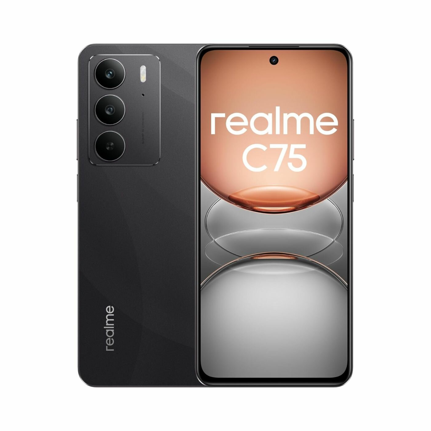 Realme C75 8/128 ГБ RU, Dual nano SIM, черный