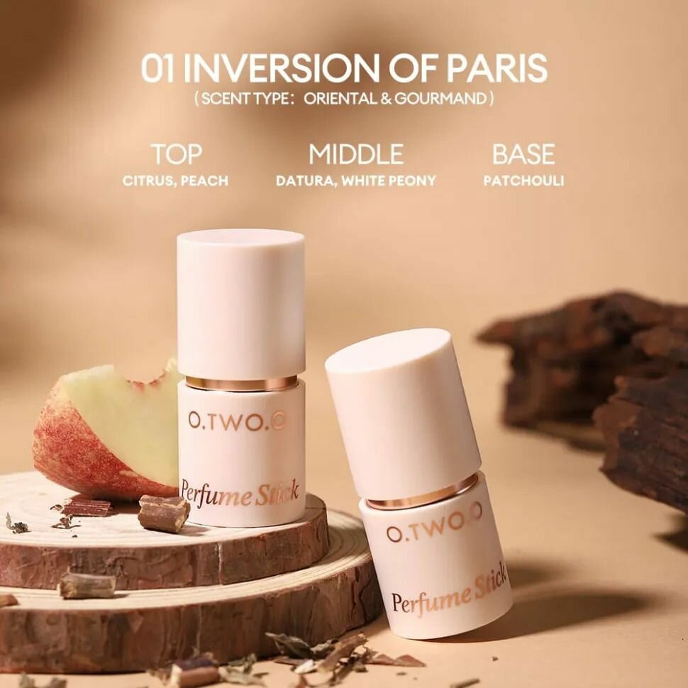 Твердые сухие духи стойкие натуральные унисекс O.TWO.O 01 INVERSION OF PARIS