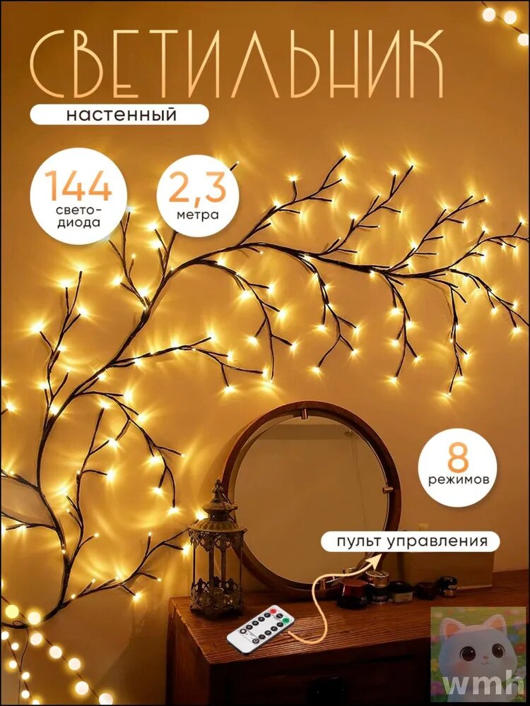 Настенный светильник, Без цоколя