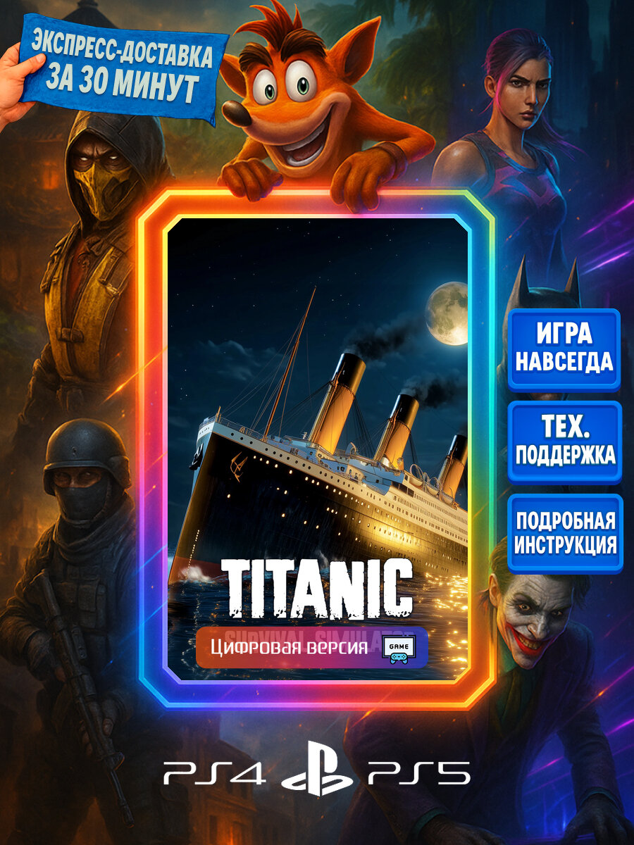 Titanic Survival Simulator PS4/PS5 | Моментальная доставка | Английский язык | Боевики