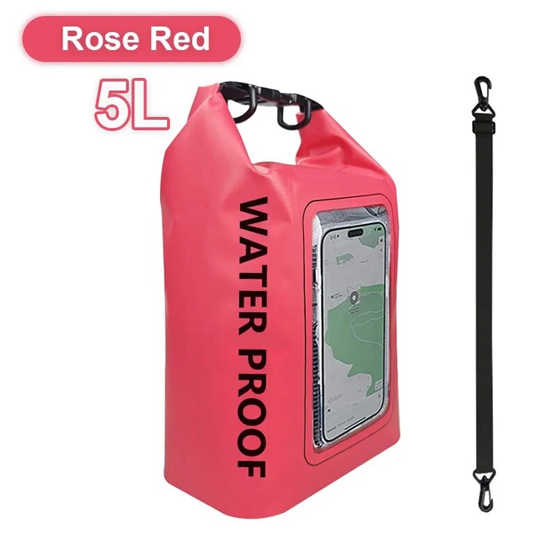 Водонепроницаемый чехол для телефона CWILKES 5л Красный, Rose Red