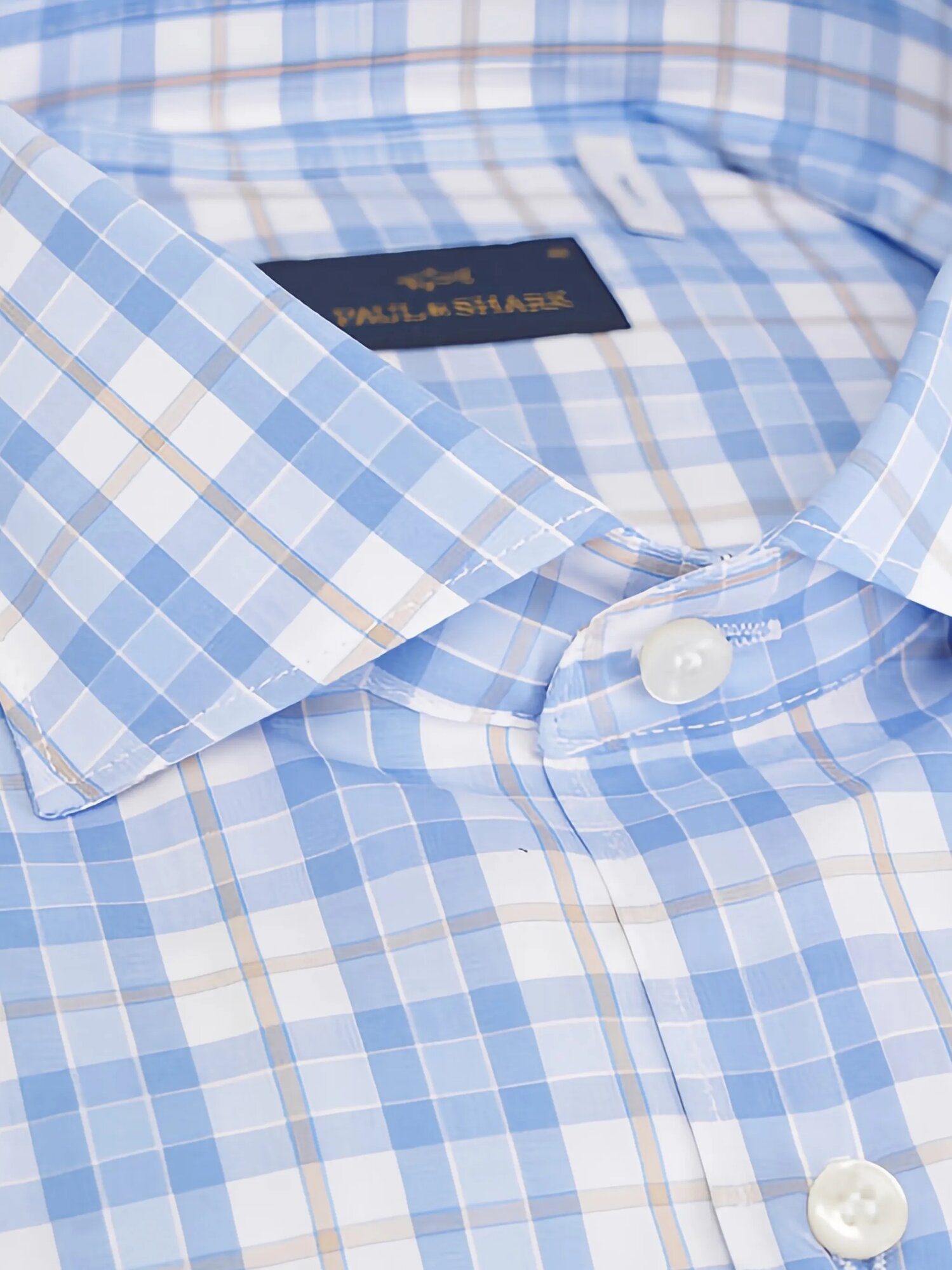 Рубашка Paul & Shark Checked shirt, размер XL, blue — фото 1