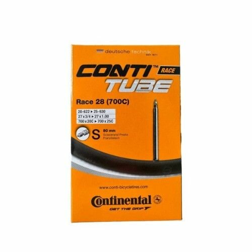 Камера для велосипеда 700x20-25 CONTINENTAL Race 28 ниппель presta 80 мм