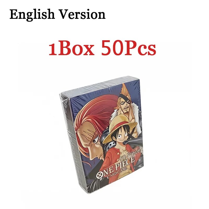 One Piece карточки английская версия, 50 шт. в коробке