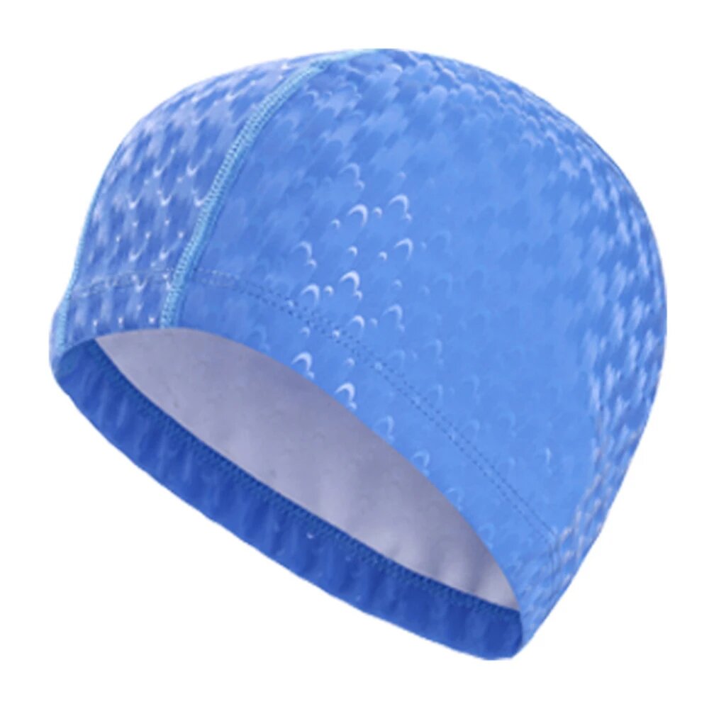 Водонепроницаемая шапочка для плавания Shark Skin, синий Синий, Blue