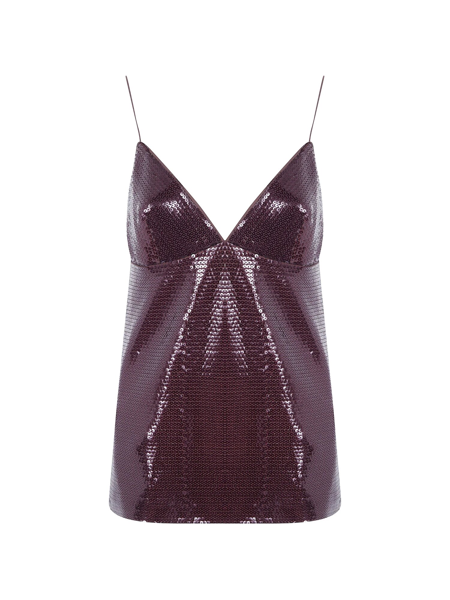 Топ Sequin-embellished tank top
