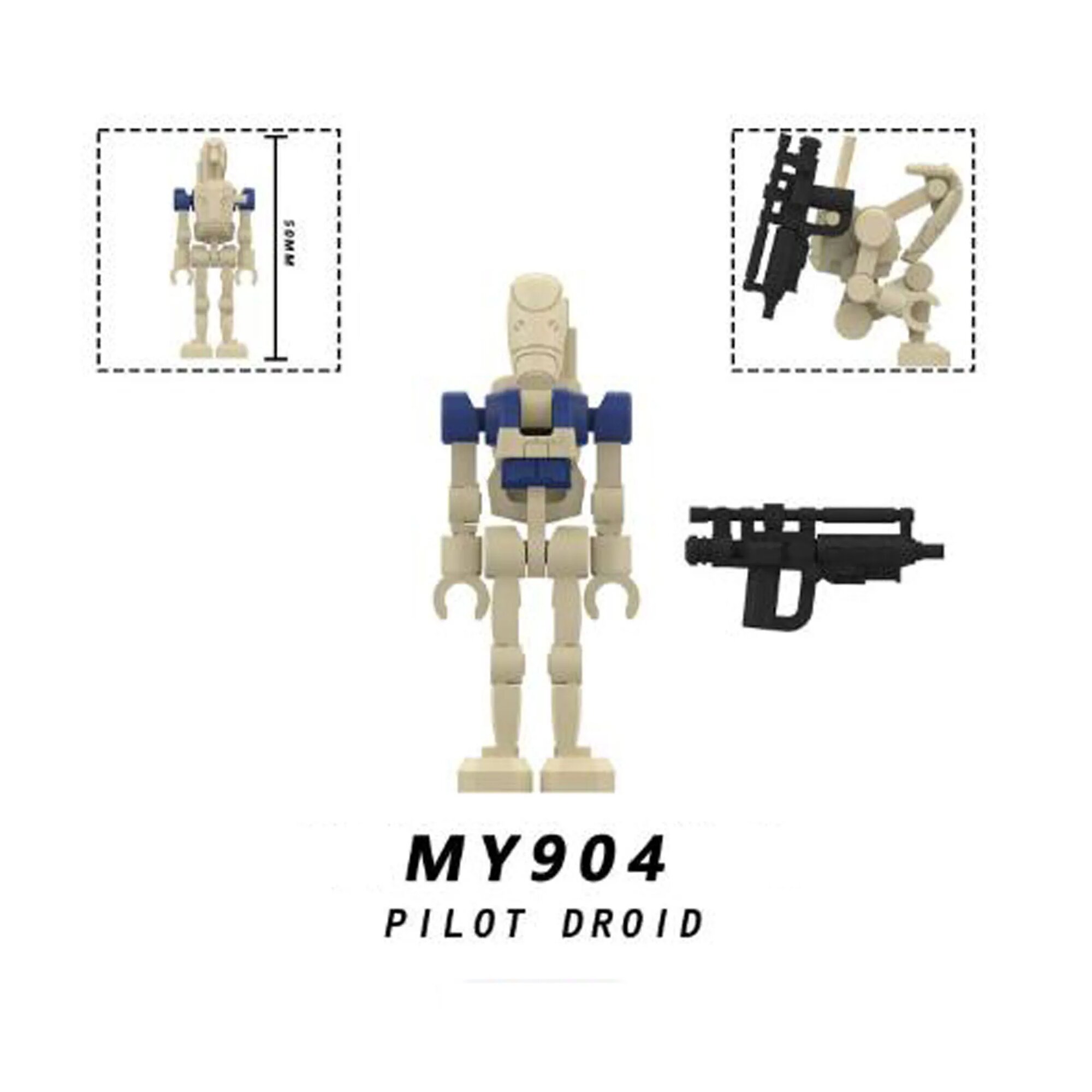 Конструкторы LEGO Star Wars фигурки клонов 501 отряда Бежевый, H-MY904