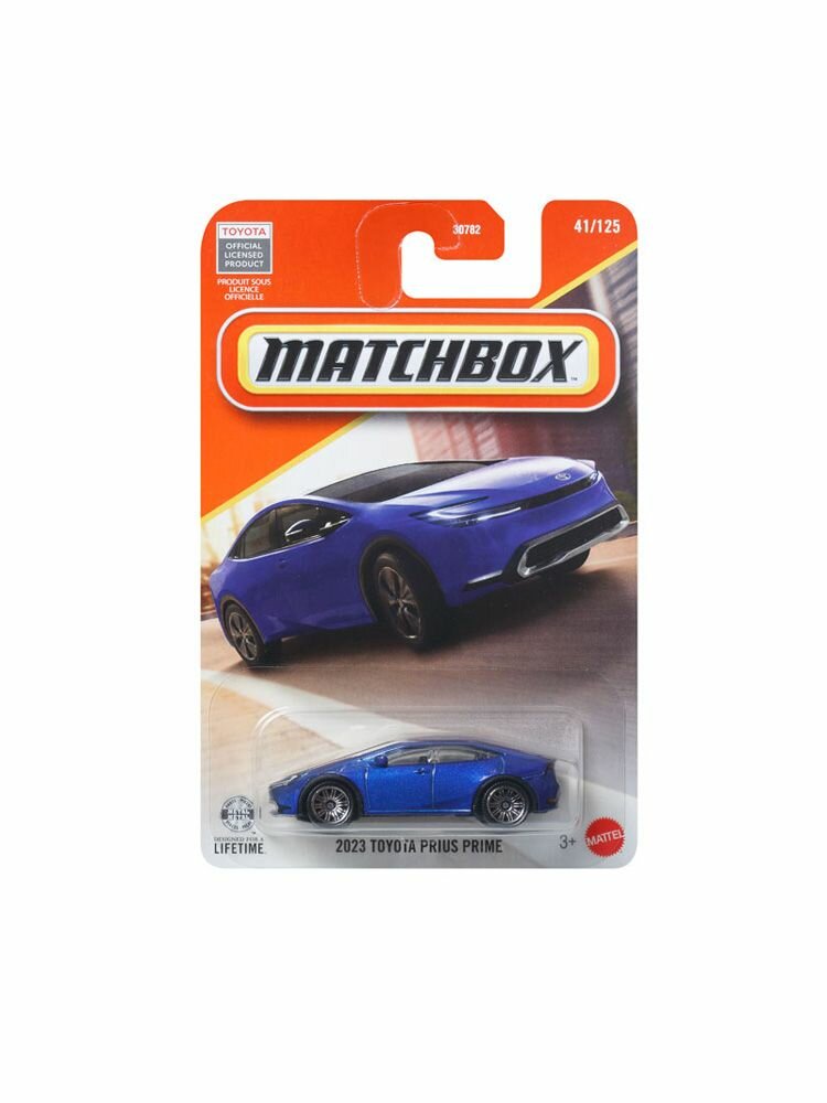 Машинка Matchbox Toys 1:64 Scale Die-Cast Basic Car 30782 2023 Toyota Prius Prime