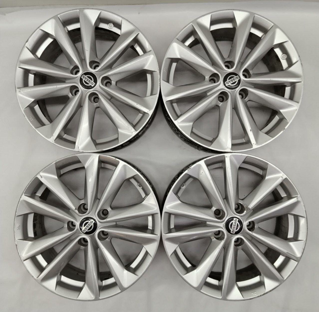 Комплект (4 шт) колесных дисков Nissan 17x7 PCD 5x114.3 D66.1 ET40 (оригинал)