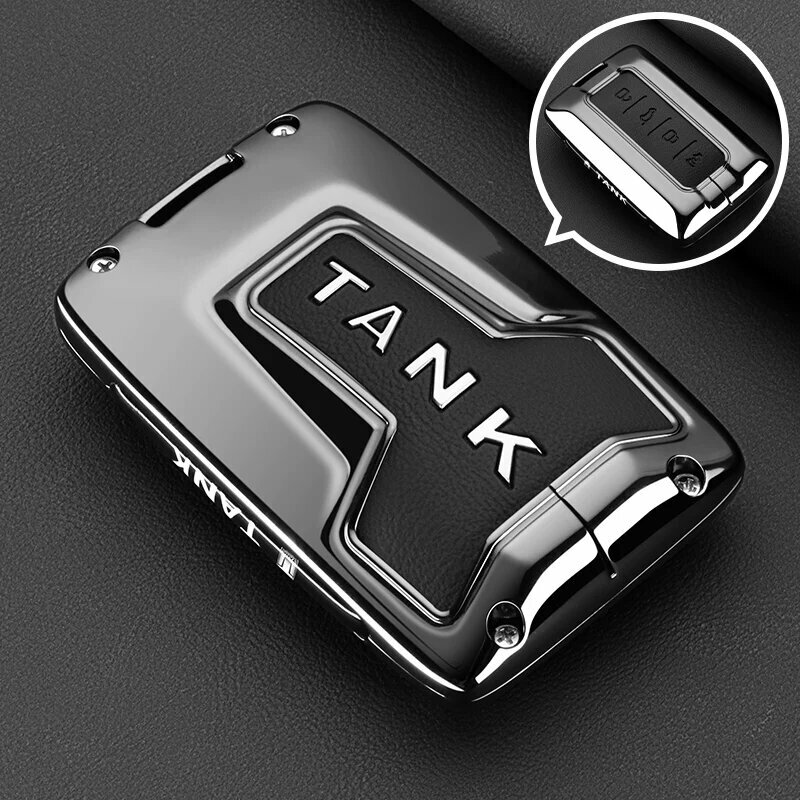 Одиночный чехол для ключа Tank 300/400/500/700 в цвете Ониксовый черный