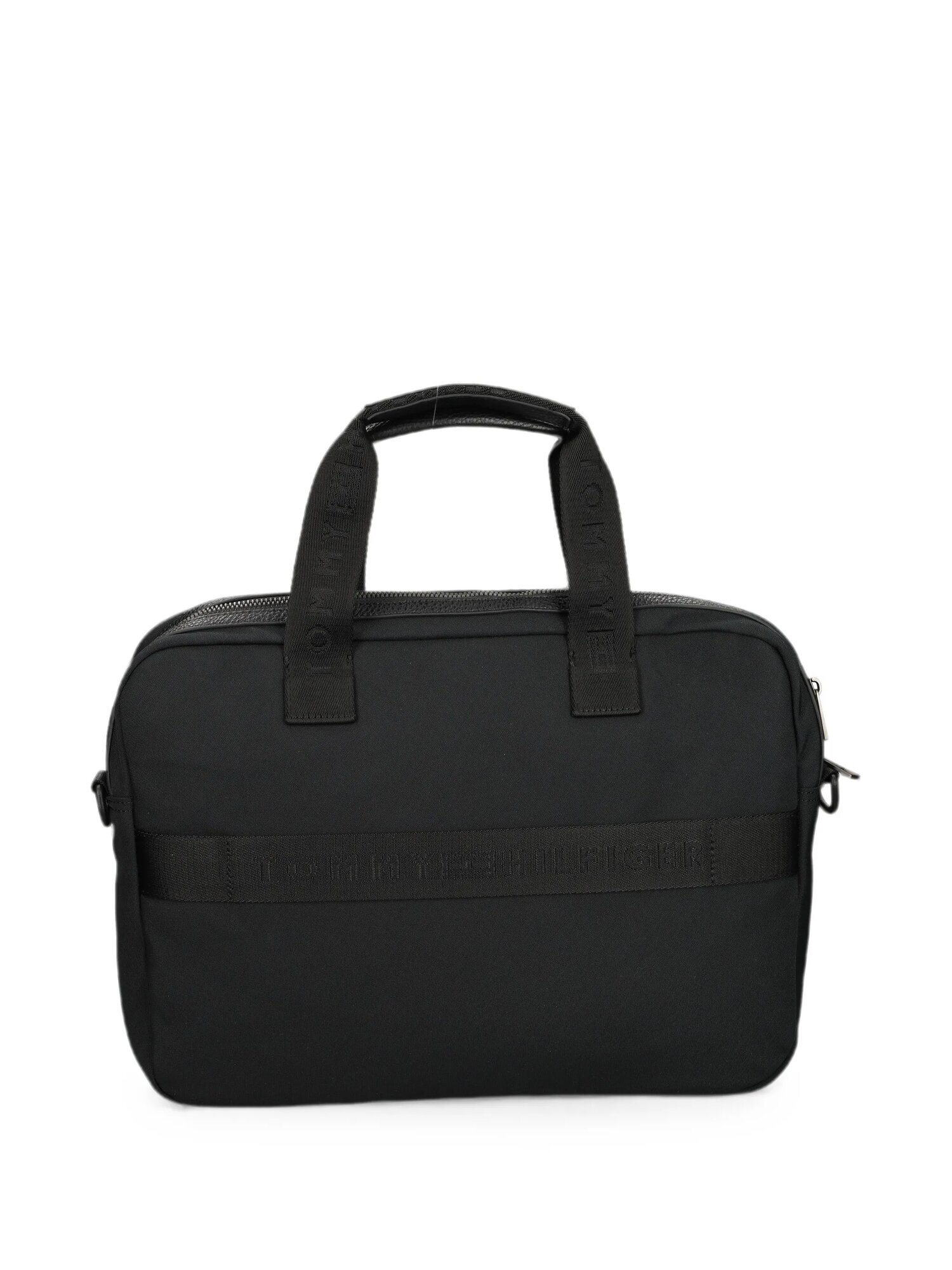 Сумка TOMMY HILFIGER Logo-tape laptop bag — фото 1