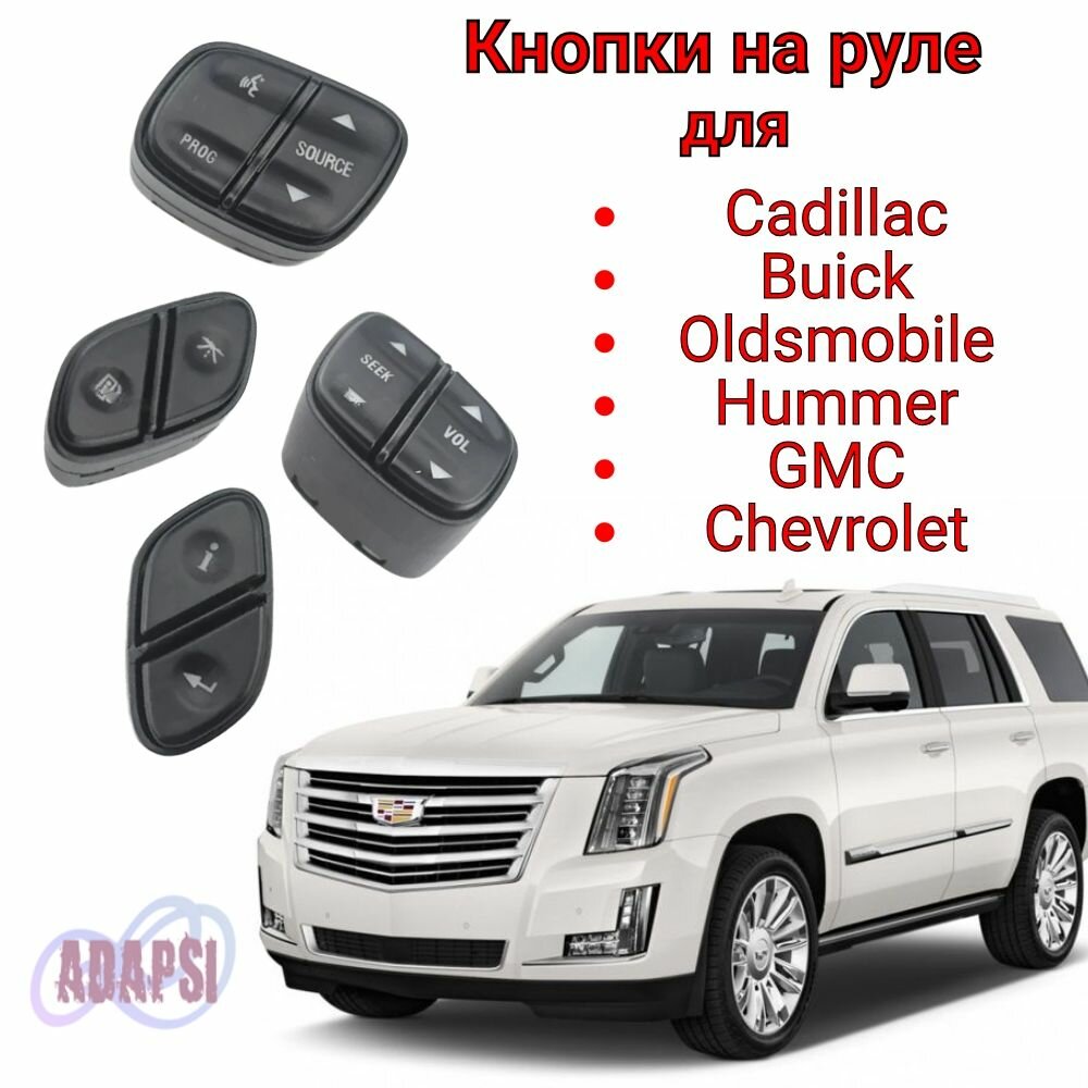 Вставка мультируля (кнопки на руле) Chevrolet, GMC, Hummer, Cadillac, Buick, Oldsmobile 10364488 1999442