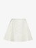 Юбка David Koma Sequin bouclé a-line mini skirt, размер 16, белый