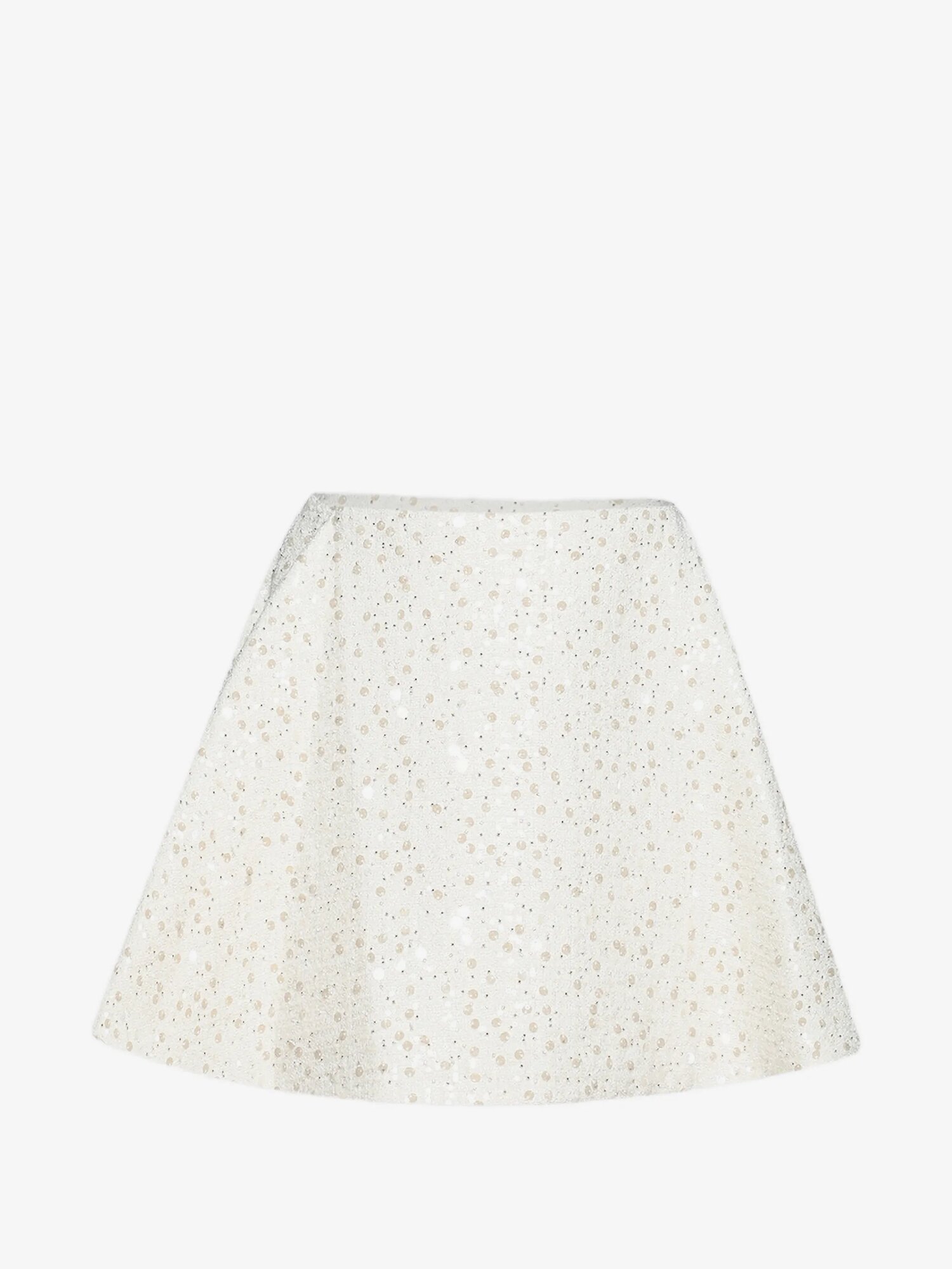 Юбка Sequin bouclé a-line mini skirt