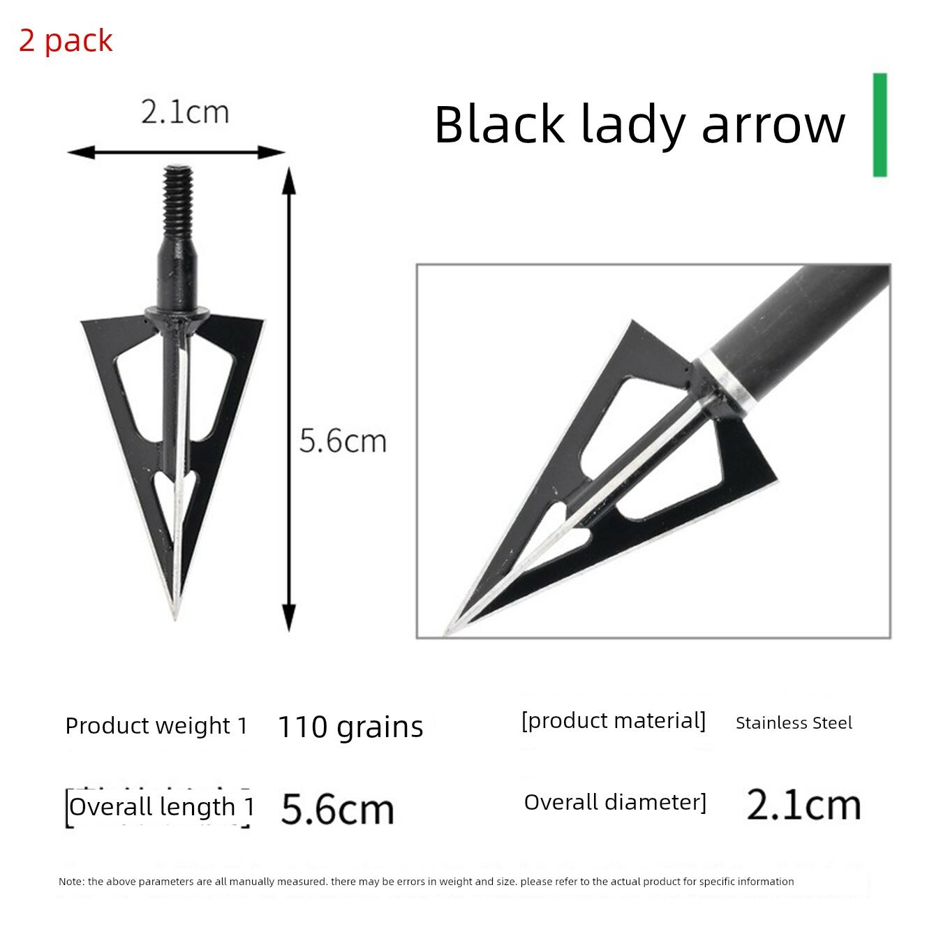 2 шт. углеродные наконечники стрел Black Widow для композитных луков, охотничьи аксессуары