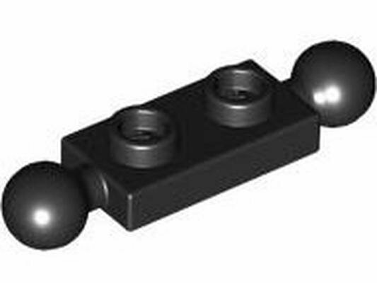 Деталь Lego 3170 Plate, Modified 1 x 2 with Tow Ball on Ends