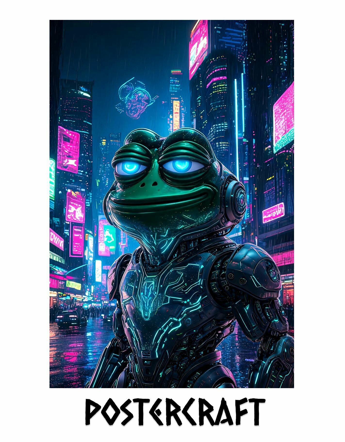 Постер "Лягушонок Пепе, Pepe", 29.7х42см, А3, глянцевый
