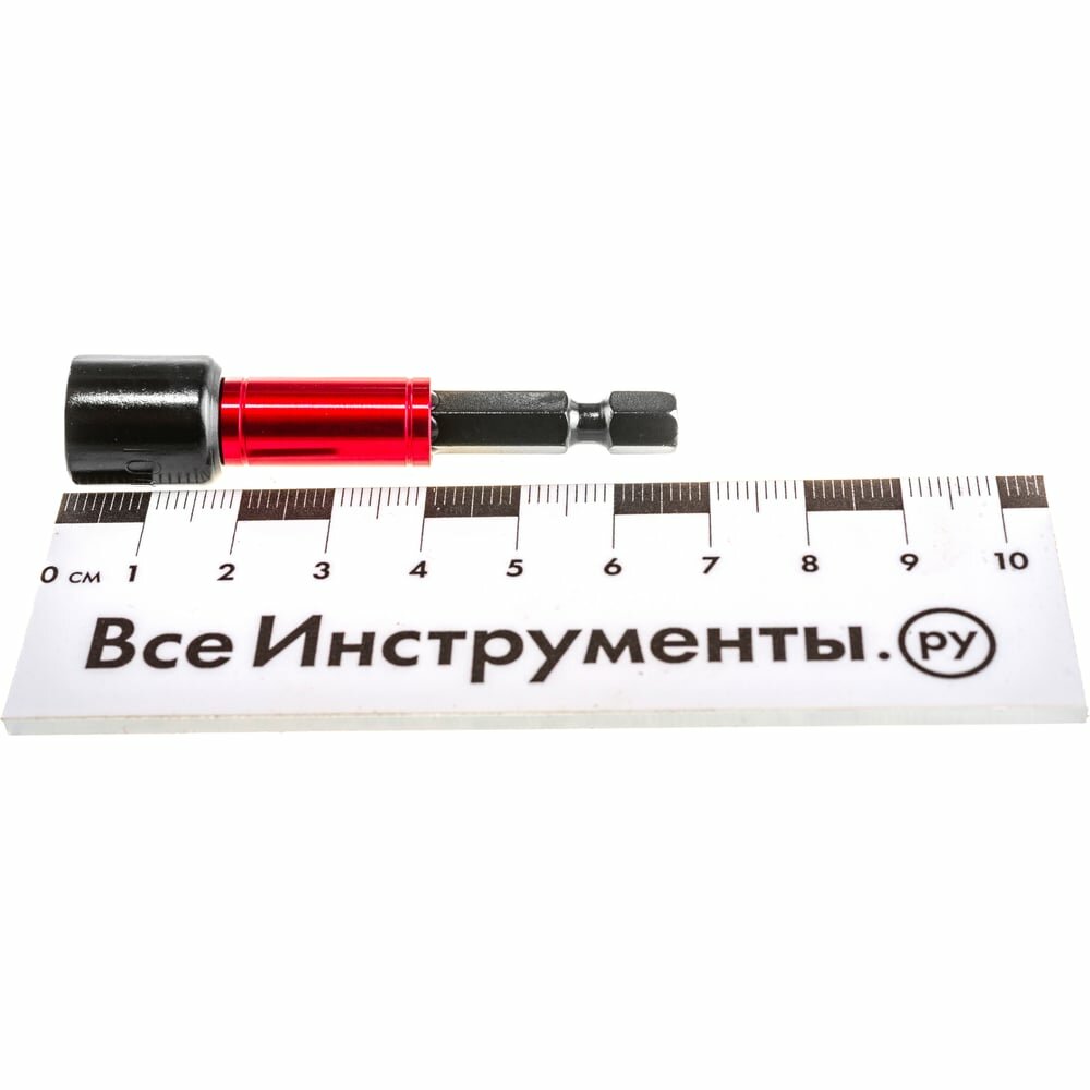 Бита с торцевой головкой магнитная (10 мм, сталь S2) GROSS 11619 — фото 1